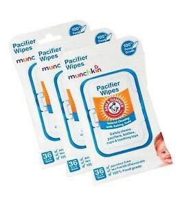 Munchkin Arm & Hammer Pacifier Wipes, 108 Count - White | Buy Now with ...