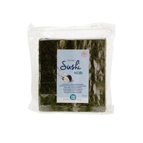 Terrasana Sushi Nori Roasted - 50 Sheets (125g) | Premium Quality for Authentic Sushi ...