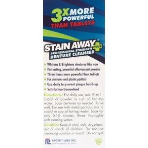Stainaway Denture Cleaner: 80 Tablets Bundle + Dentu-Care Brush for ...