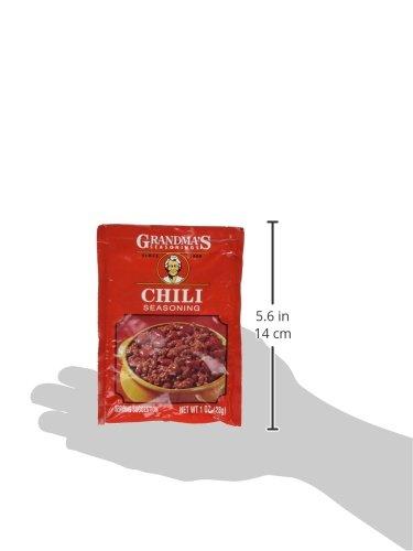 Grandma's Chili Seasoning - 12 Packets x 0.875oz | Spicy Blend for ...