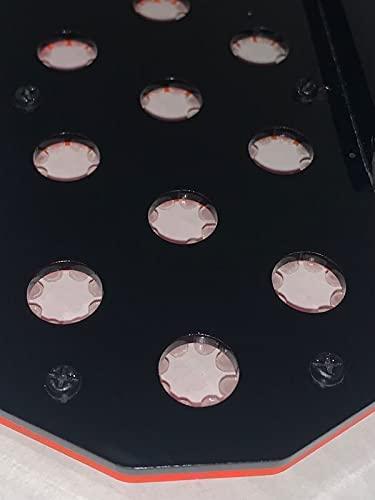 Neon Orange Frag Rack Locking for 22 Plugs | Magnetic Acrylic | Buy Now ...