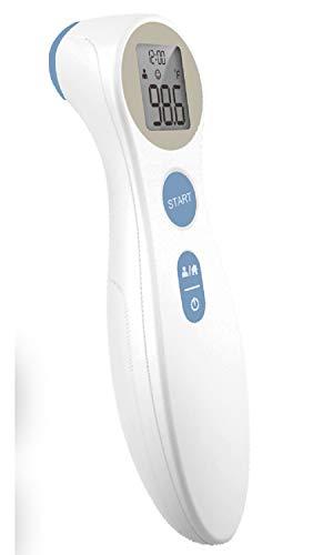 Infrared Digital Forehead Thermometer - White | Body Temperature Reader ...