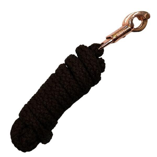 Brama West F hrtrit Horse Leading Line with Panic Hook - 2m Brown Tie ...