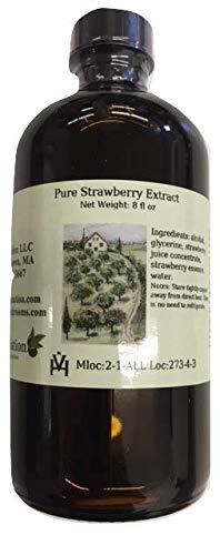 OliveNation Pure Strawberry Extract 8 oz - Natural Flavoring for Baking ...