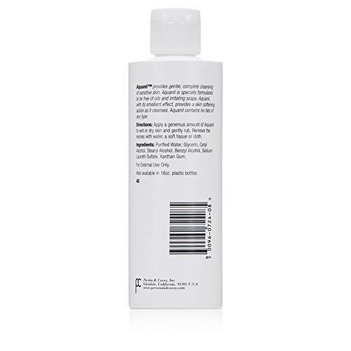Aquanil Skin Cleanser 8 fl oz (Pack of 2) - Soapless & Lipid-free