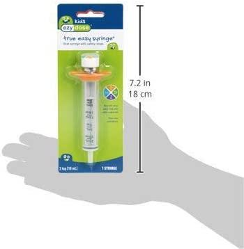 Ezy Dose Kids Baby Oral Syringe & Dispenser 10 mL/2 TSP - Color Coded ...