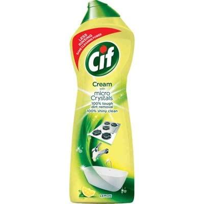 Buy Cif Cream with Micro Crystals Lemon 660 ml - Powerful Cleaning ...