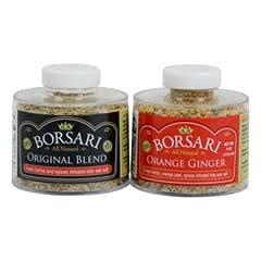 Borsari Seasoned Salt Combo - Original & Orange Ginger Gourmet Blends ...