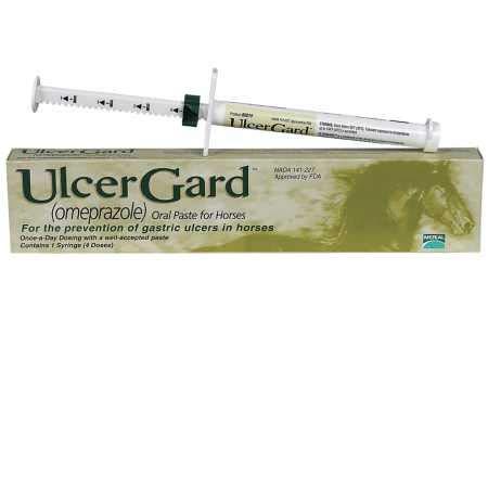 Merial UlcerGard (Omeprazole) Oral Paste Syringe - 6.15gm - Fast Relief ...