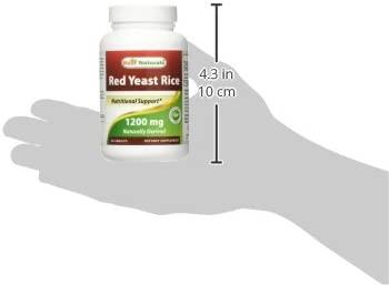 Best Naturals Red Yeast Rice 1200mg 60 Tablets - Citrinin Free for ...