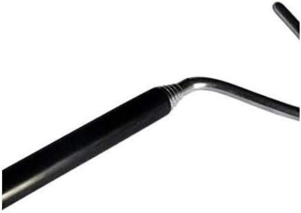 Black Premium Extra Long Collapsible Stainless Steel Snake Hook Extends ...
