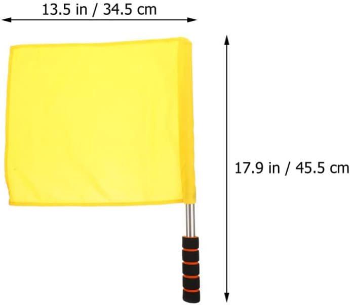 Yardwe 3pcs Hand Flags - Sports Referee Flags for Soccer, Volleyball & Football | Buy Now with ...
