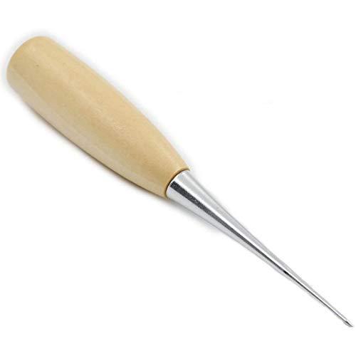 Premium BeeSpring Leather Sewing Awl Kit with Wood Handle - Ideal for ...