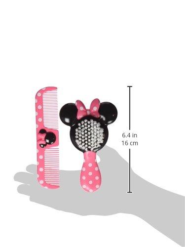 Disney Baby Minnie Hair Brush and Wide Tooth Comb Set - Gentle Styling ...