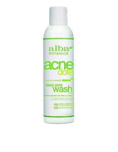 Alba Botanica Natural Acnedote Deep Pore Wash 6 oz (3 pack)