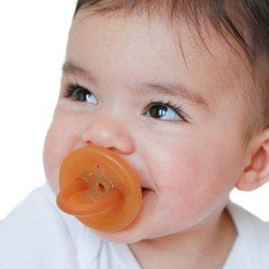 Ecopiggy Ecopacifier Natural Pacifier Rounded (3 Pack) 0-6 Months ...