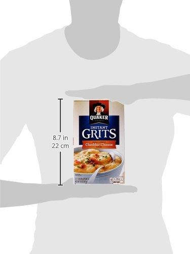 Quaker Instant Grits Cheddar Cheese 12 ct 1 Ounce - Pack of 12 | Buy ...