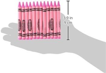 Crayola Carnation Pink Bulk Crayons - 12 Count (5208361010) | Buy Now ...