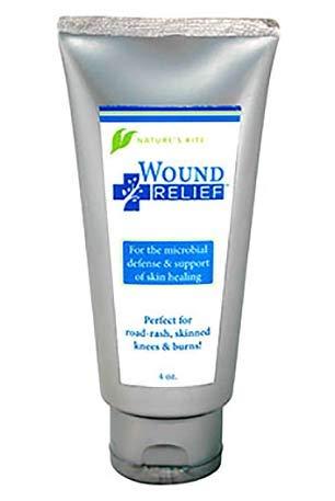 Nature's Rite Wound Relief Healing Ointment - Silver Colloid & Aloe ...