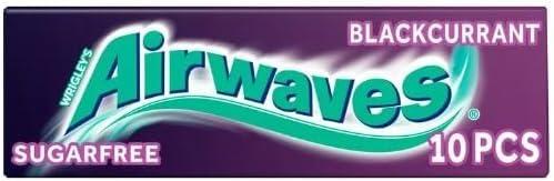 Wrigley's Airwaves Blackcurrant Chewing Gum (30 Packets (Full Box ...