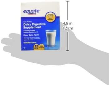 Equate Dairy Digestive Supplement 32 Chewable Tablets - Supports ...