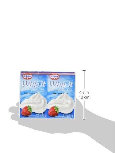 Dr. Oetker Whip It Stabilizer for Whipping Cream - 4 Pack, 0.35oz ...
