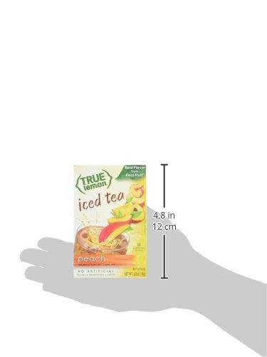 True Lemon Peach Iced Tea Mix - 4 Boxes of Instant Powdered Drink ...