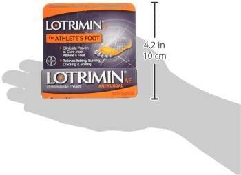 Lotrimin AF Cream 1% Clotrimazole Antifungal Treatment 0.42 oz ...