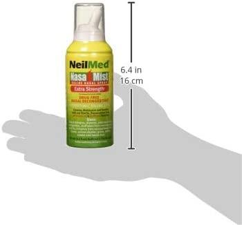 NeilMed NasaMist Hypertonic Extra Strength Saline Spray 4.5 fl oz ...