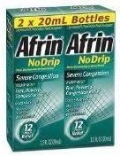 PACK OF 6 - Afrin No Drip Maximum Strength Plus Menthol Severe ...