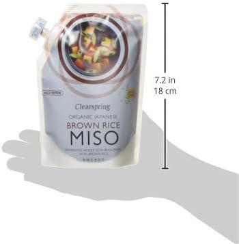 Clearspring Organic Japanese Brown Rice Miso Paste - Pasteurised and ...