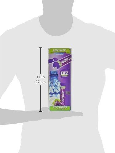 Zipfizz Grape Energy Drink Mix - Electrolyte Hydration Powder with B12 ...