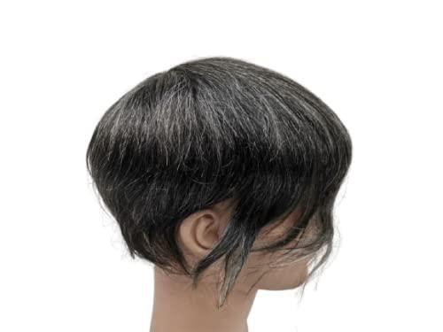 Real Hair Toupet for Men - Yanahair Smooth Thin French Tip Wigs ...
