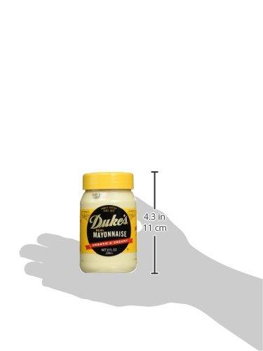 Dukes Real Mayonnaise - 2 Pack of 8 Fl Oz Jars - Authentic and Creamy ...