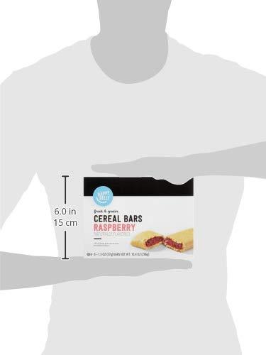 Happy Belly Fruit & Grain Cereal Bars - Raspberry 8 Count (Pack of 6 ...