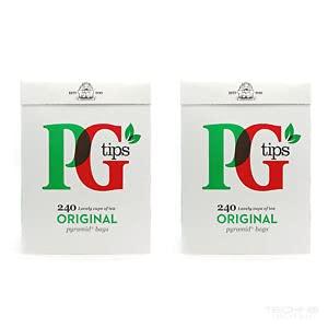 PG Tips Tea Bags 240 Count - Pack of 2 | Best Quality British Black Tea ...