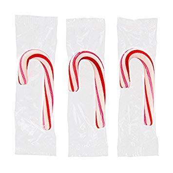 Real Peppermint Mini Candy Canes - 520 Count Bulk Pack for Holidays and ...