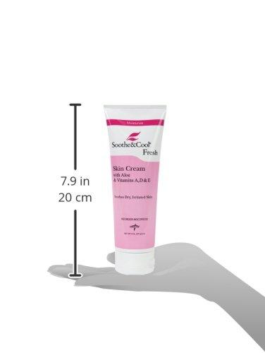 Medline Soothe & Cool Moisturizing Skin Cream 8 oz. Tube with Aloe and ...