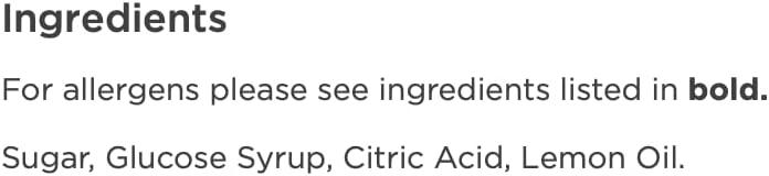 Original Lemon Acid Drops Retro Boiled Sweets Gift Jar by Berrymans ...