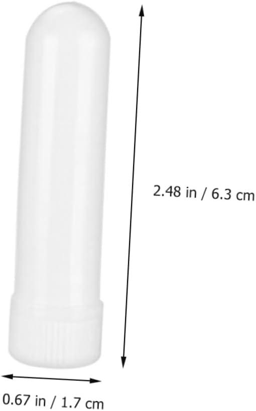 LALAFINA 15pcs Snorkel Empty Inhaler Tube Essential Oil Inhaler Nose ...