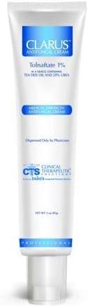 Clarus Antifungal Cream 3 Oz - Medical Strength Footcare Solution | Buy ...