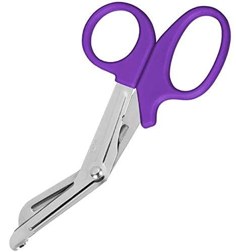 Tough Cut Utility Scissors Trauma Shears - 19cm (Purple) for First Aid ...