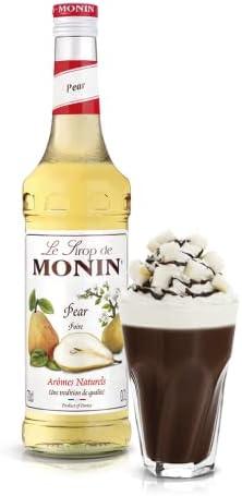 MONIN Pear Syrup for Cocktail Lemonade and Still Water - Natural ...