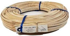1 Pound Coil of Flat Oval Reed for Basket & Seat Weaving Natural Color ...