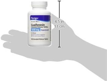PERRIGO PHARMACEUTICALS Guaifenesin Extended Release Tablets-600mg (100 ...