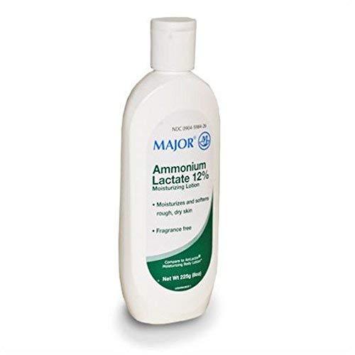 Major Ammonium Lac 12% Lactic Acid-12% White Lotion 225g - 8oz (Pack of ...