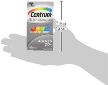 Centrum Select Essentials 50+ Multivitamin 100 Tablets - Complete Adult ...