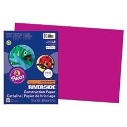 Riverside 3D Construction Paper Magenta 12x18 - 50 Sheets | Buy Now ...