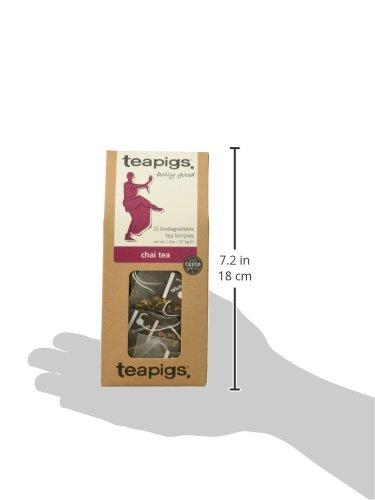 Teapigs Chai Tea Bags - Whole Leaf Quality, 6 Packs of 15 Bags ...