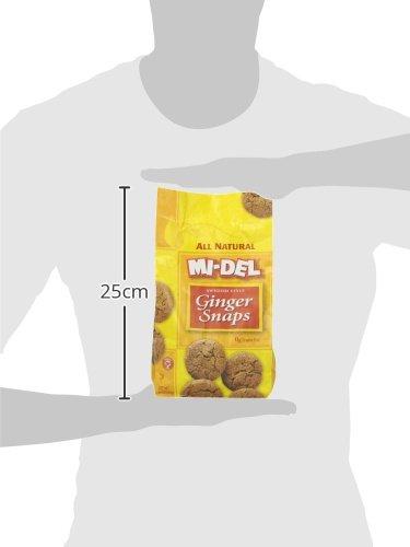 Mi-Del Ginger Snaps 10 oz - Crunchy Ginger Cookies | Gluten-Free Snack ...
